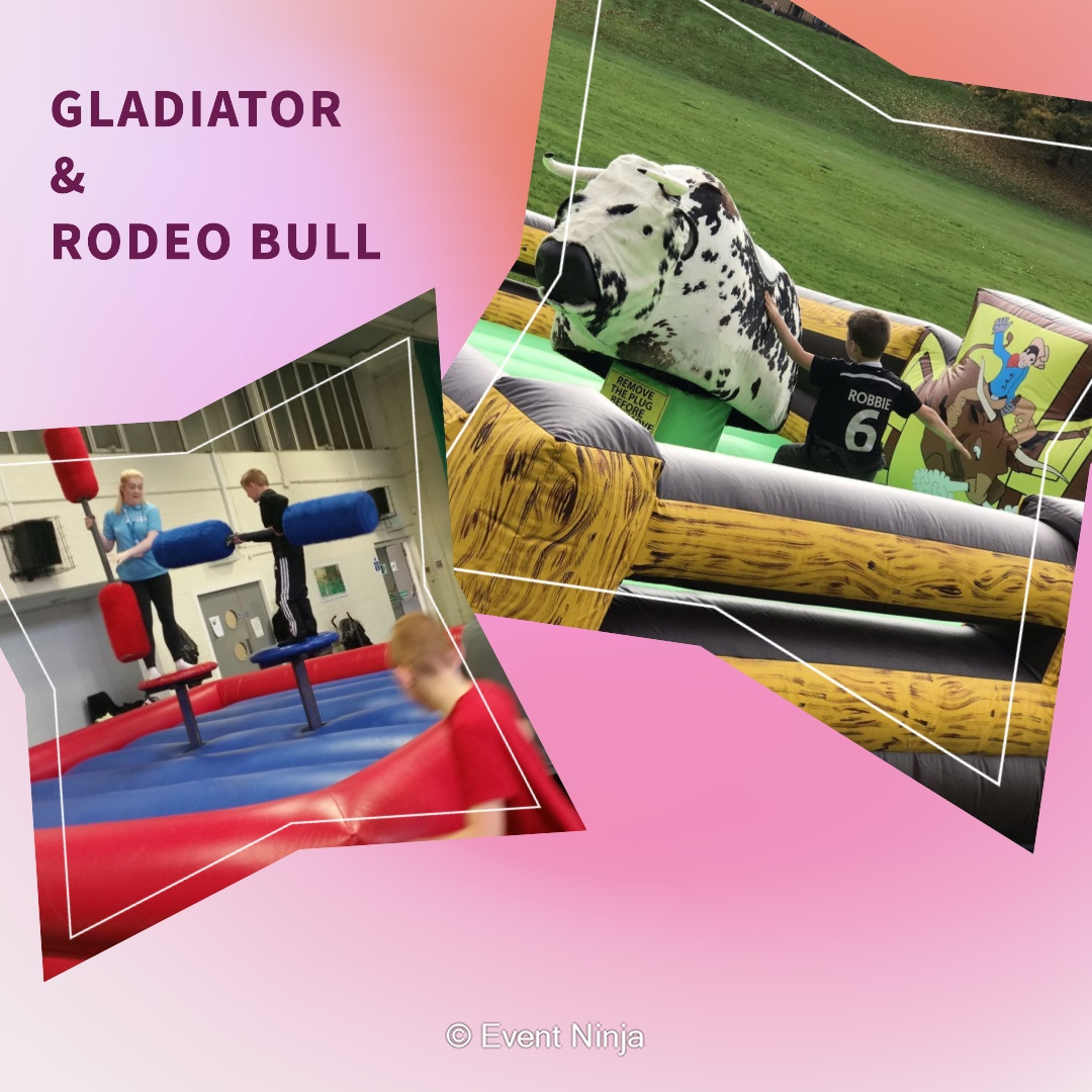 Gladiator & Rodeo Bull - Inflatable Event Equipment Hire in Glasgow ...