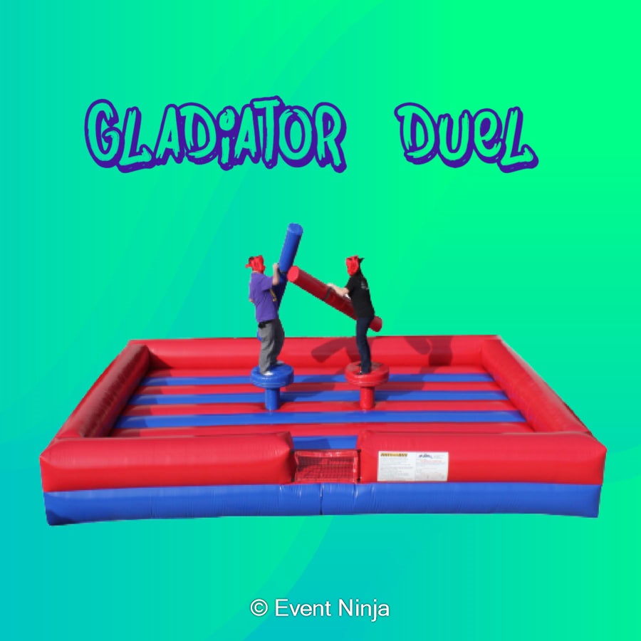 Gladiator Duel with head protection - Inflatable Event Equipment Hire ...